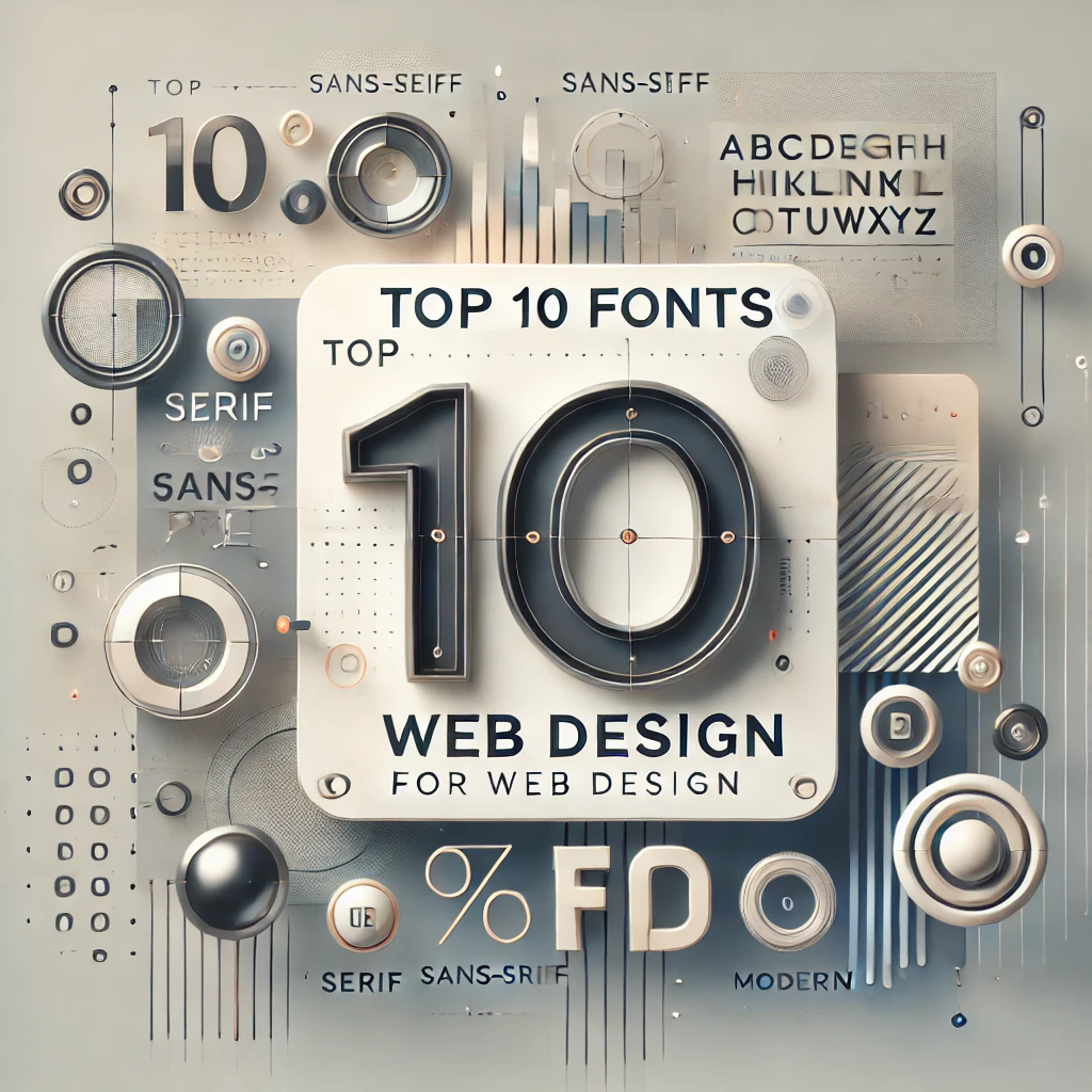 top 10 font for web design - Enhance Readability & Aesthetics